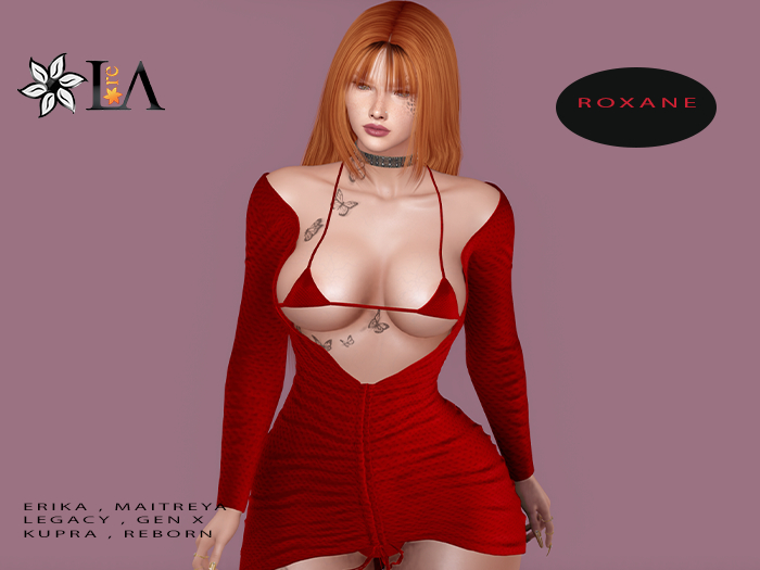 Second Life Marketplace - LA-Unpack Set Roxane Red*